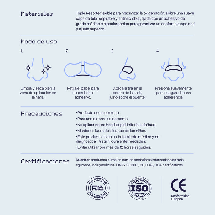 Tiras Nasales para Respirar Mejor: Sueño y Deporte | eunoé