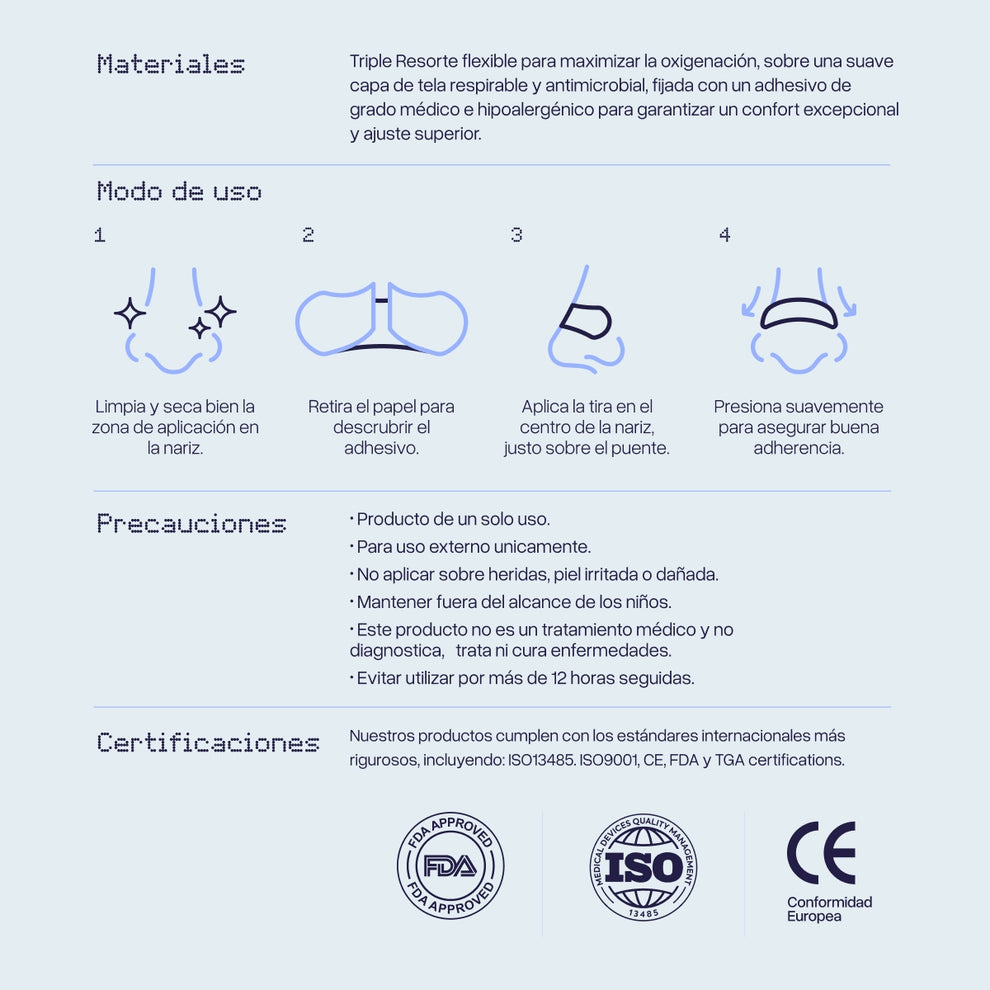 Tiras Nasales para Respirar Mejor: Sueño y Deporte | eunoé